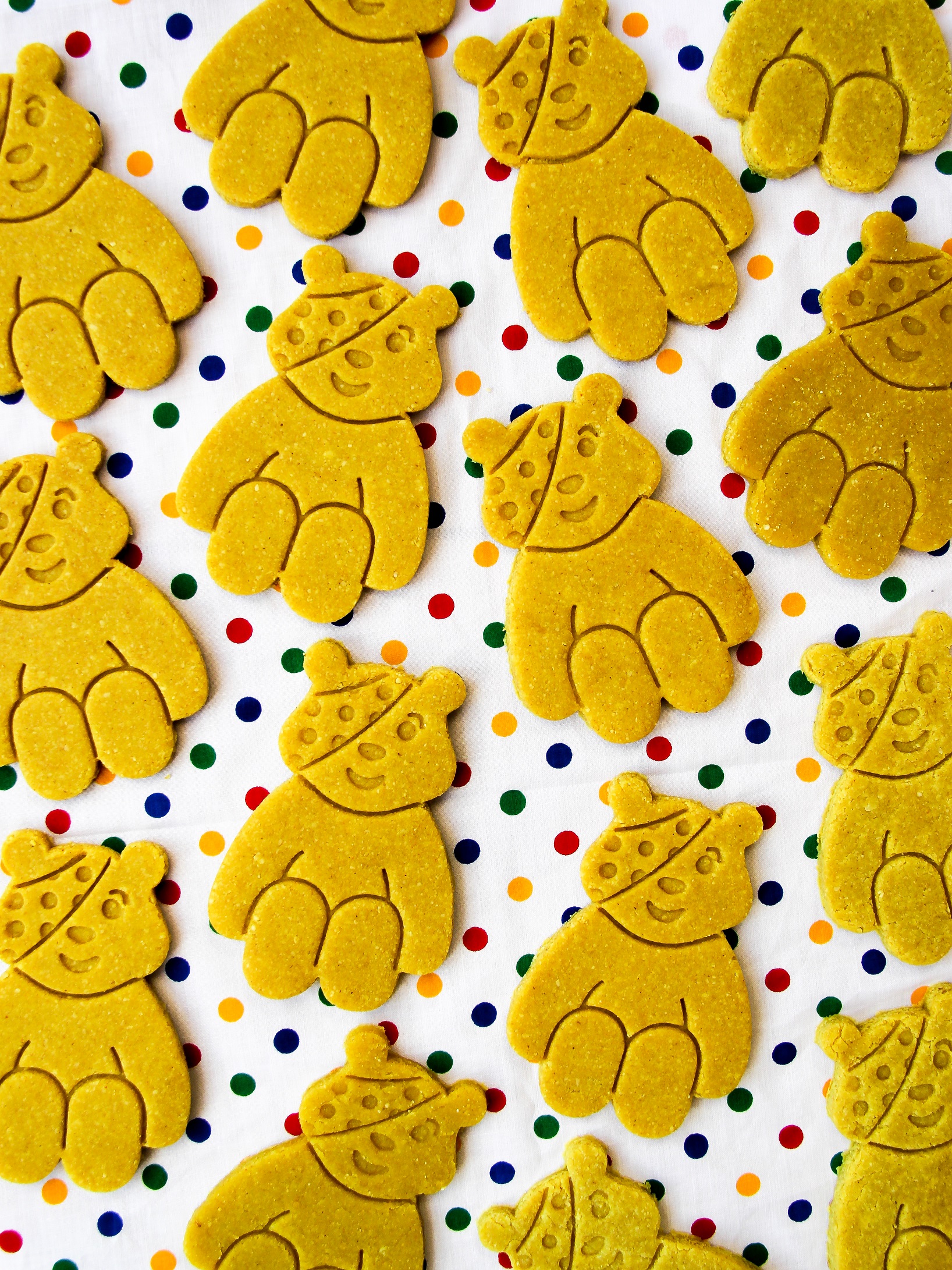 Raw Children In Need Pudsey cookies | Raw Vibrant Living