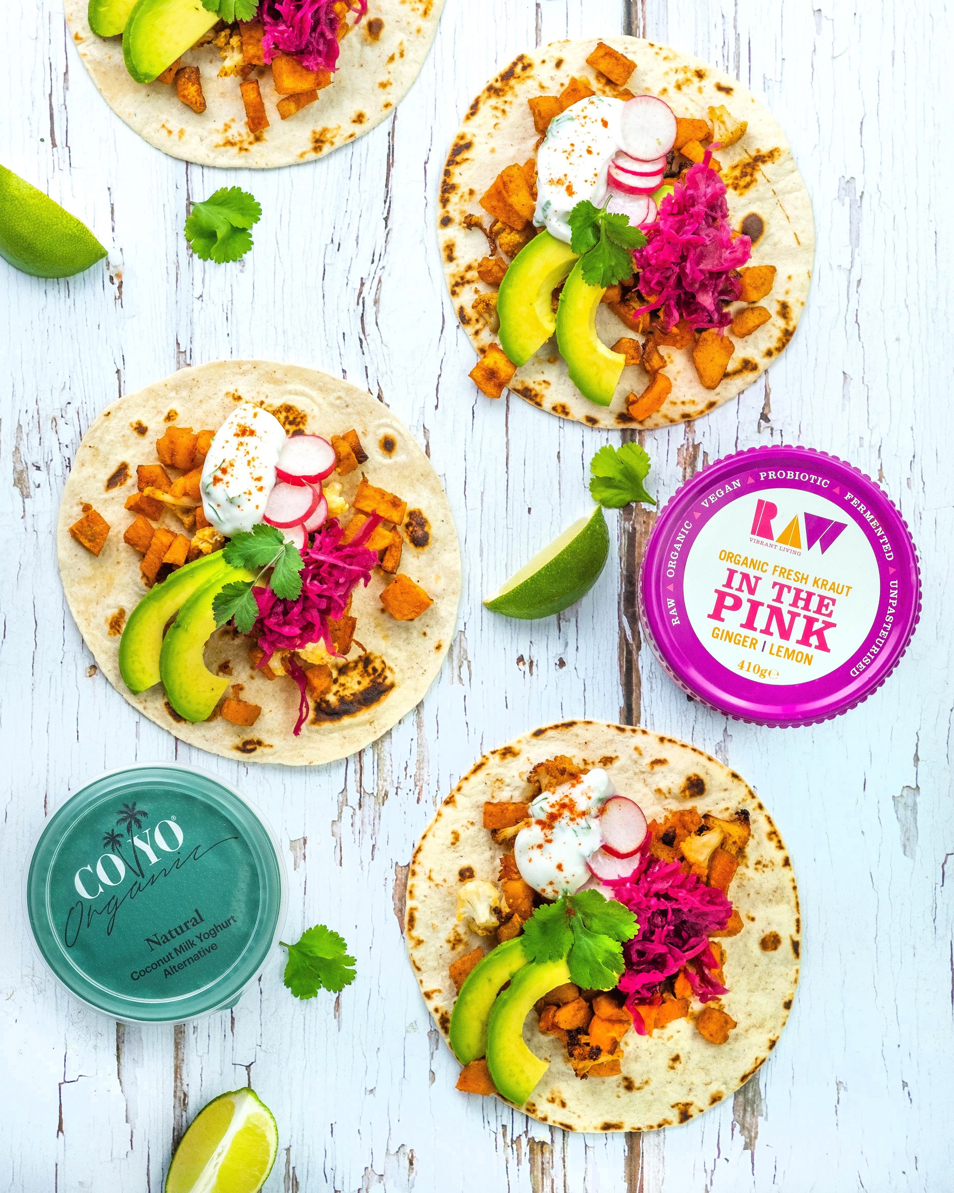 RAW x Co-Yo Gut Health: Yummy Tummy Tacos | Raw Vibrant Living